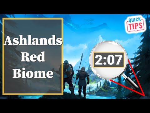 Valheim - What Is At The Bottom Of Map - Ashlands Red Biome