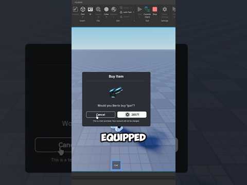 How to prompt gamepass purchase when tool equiped in roblox studio tutorial #robloxstudiotutorial