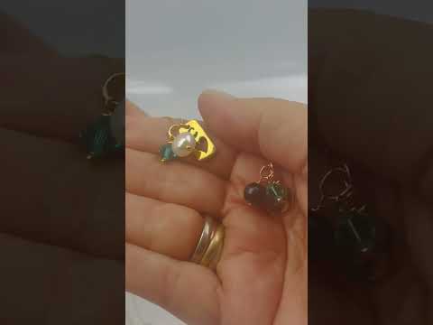 December birthstone charm necklaces with turquoise gemstone or crystal #birthstonejewellery