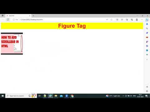 How to use figure tag in HTML