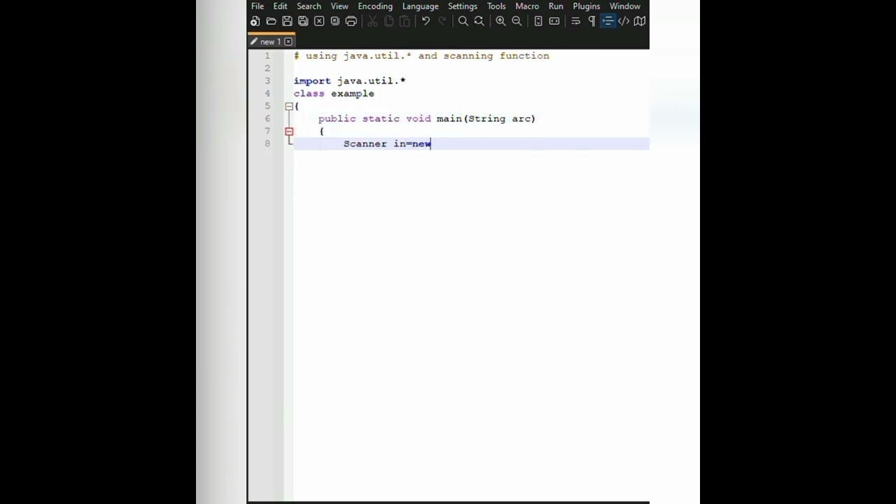 Scanning function is using  import until.* Package in Java program// java  Programming language