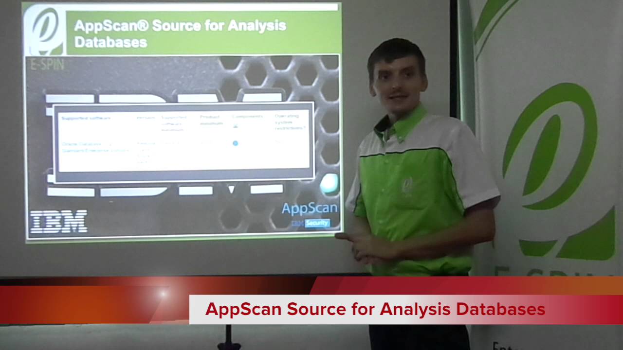 IBM Security AppScan Source Technical Overview by E-SPIN