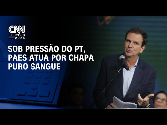 Sob Pressão Do Pt Eduardo Paes Atua Por Chapa Puro Sangue No Rio