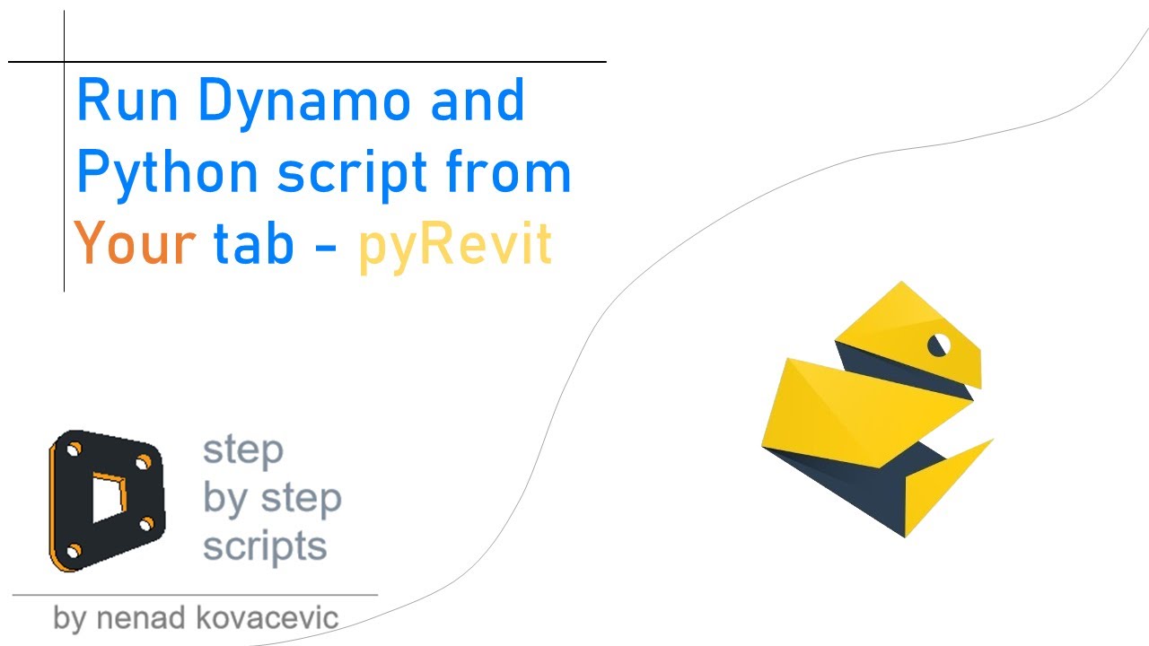 Run your Dynamo and Python scripts from Your Revit tab