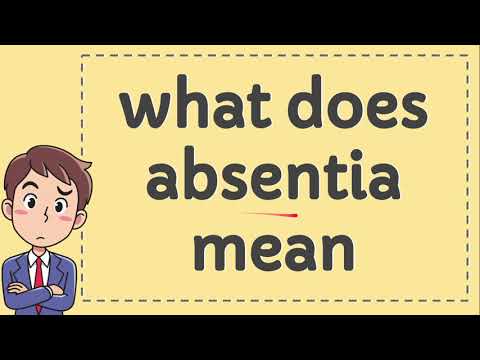 what does absentia mean