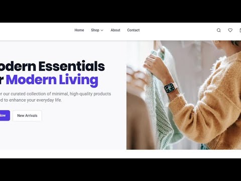 Modern Essentials for Modern Living website templates free download