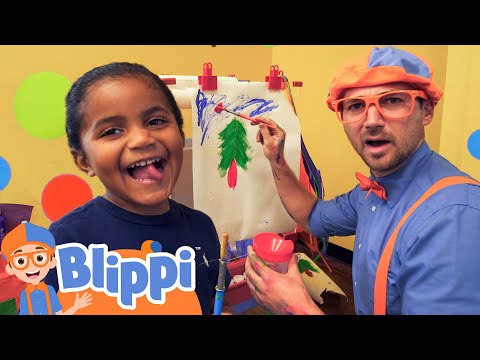 Crush a Car with a Blippi Excavator | Learn English Spelling for Toddlers