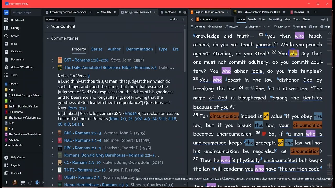 How to understand the references to QUESTIONS in the notes of Dake's Annotated Reference Bible Logos