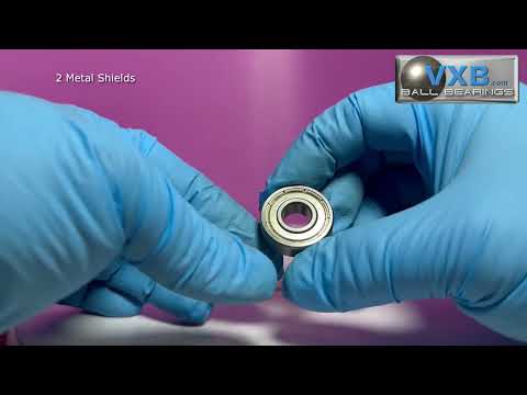 Comparison 10mm inner diameter-Bore-ID Ball Bearing 6000-2RS vs Ball Bearing 6000ZZ