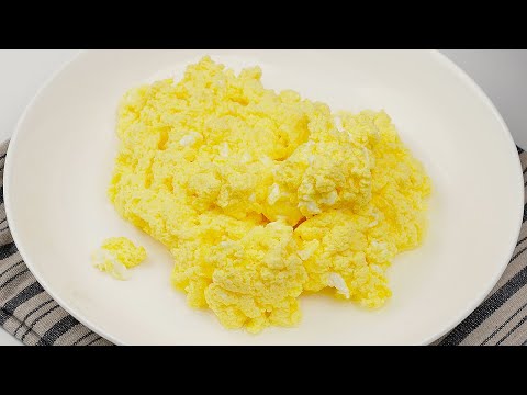 Boiled Scrambled Eggs | No Butter, No Oil, No Milk