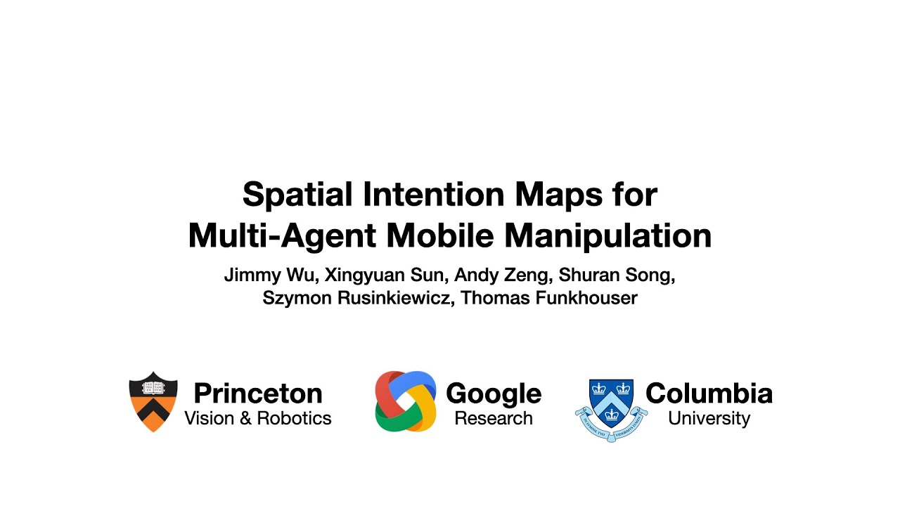 Spatial Intention Maps for Multi-Agent Mobile Manipulation