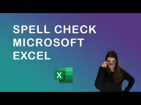 How to use spell check in Excel
