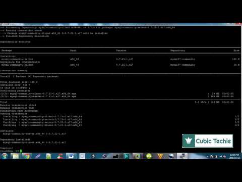 Install MySql Server In Redhat linux