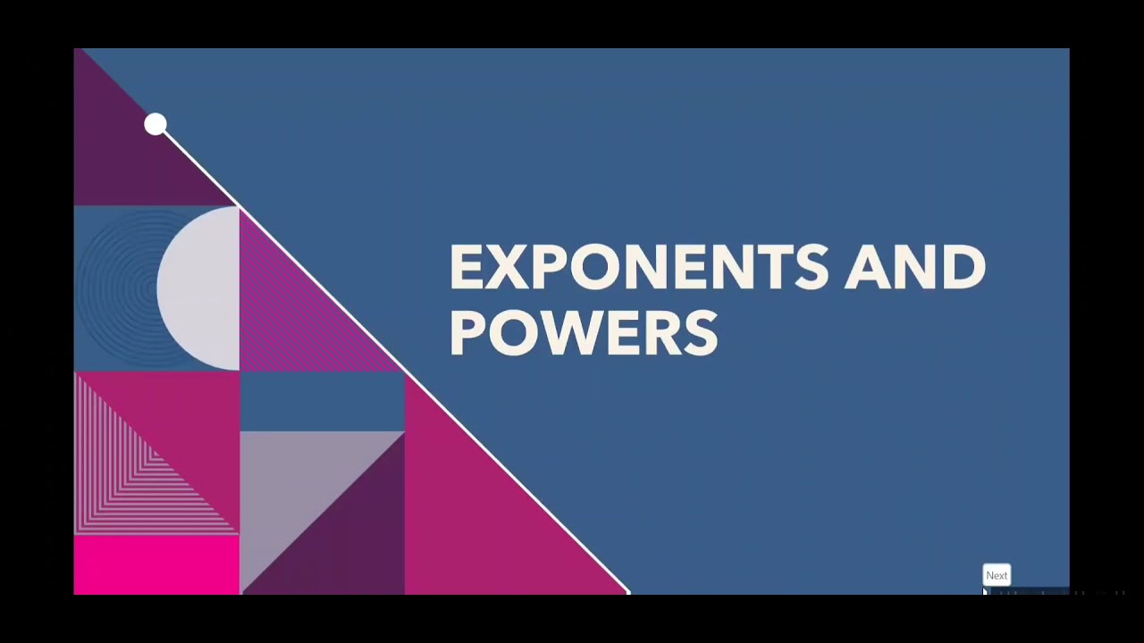 exponents and powers (scientific notations) detailed powerpoint presentation CLASS:7