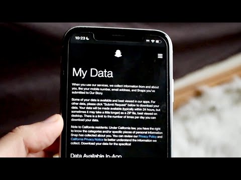 How To Download Your Snapchat Data!