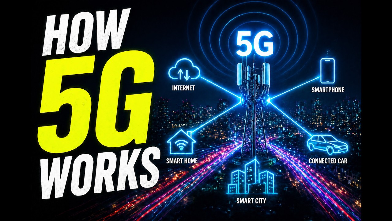 How 5G Works – Full Explanation of 5G Technology, Speed & Future (2024)