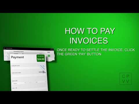 How to pay an invoice on the CPV user portal