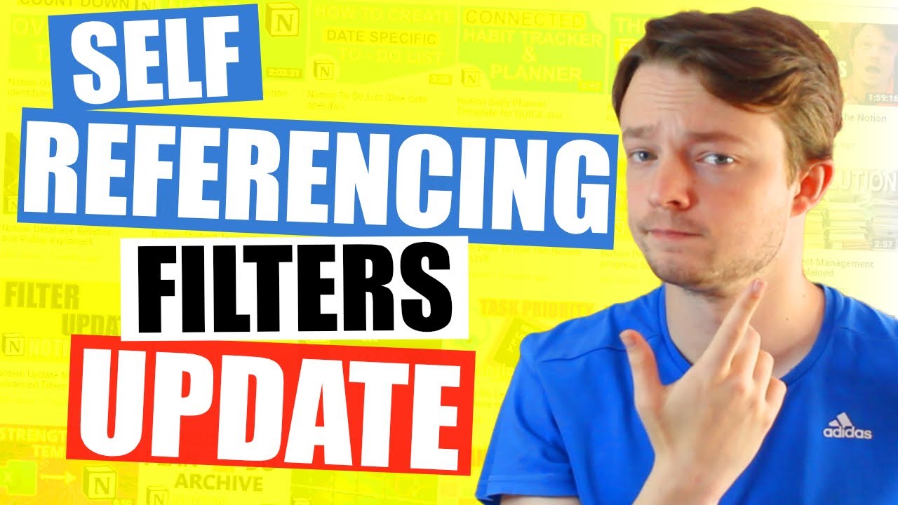 Notion Update with awesome NEW feature: Self referencing template filters