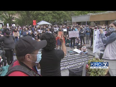 VIDEO: Demonstrators at Westlake Park speak in favor of defunding police