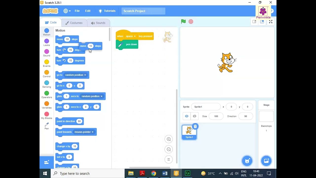 Using Control Blocks | Computer Training | Periwinkle