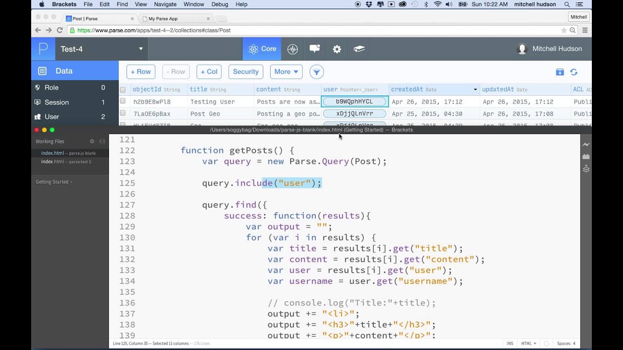 9 Parse Include Query user