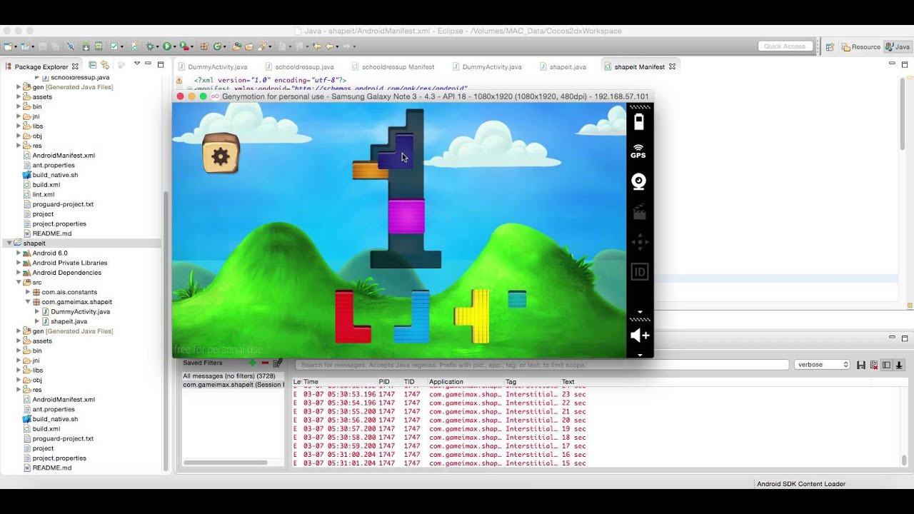 Shape It! - Mini Puzzle Game - Source Code Video By Sell My Source Code.