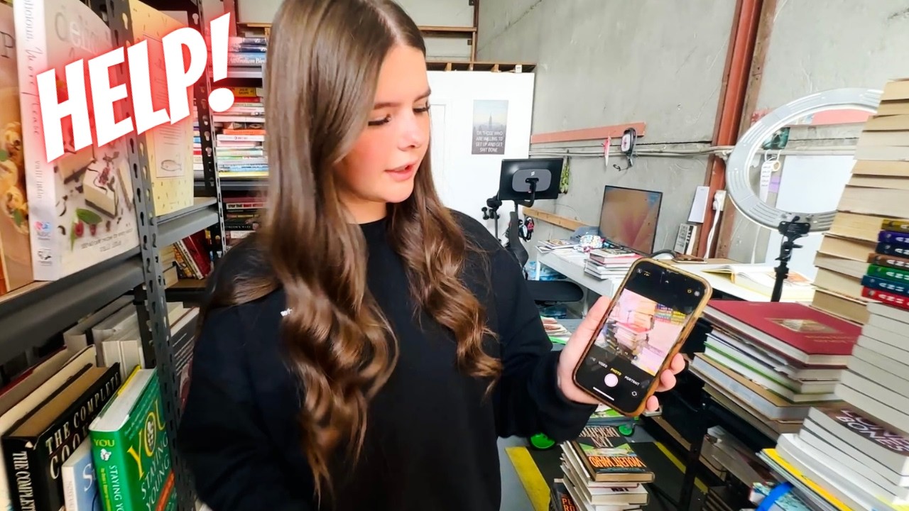 She showed up to HELP with the books! YES!