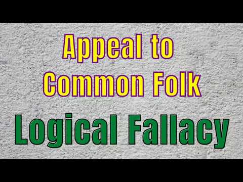 Appeal to Common Folk Logical Fallacies Explained by Shepard