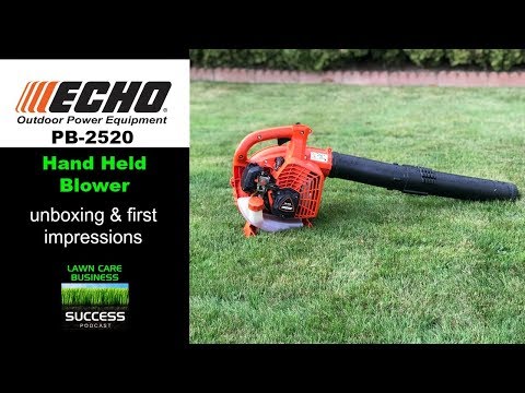 Echo PB-2520 Hand Held Blower Unboxing and First Impressions | Mack Frier