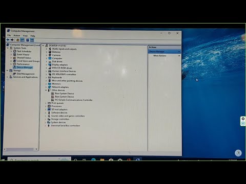 Fix "PCI Simple Communications Controller" Driver and install Acer Drivers