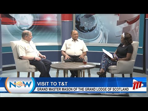 Visit To T&T - Grand Master Mason Of The Grand Lodge Of Scotland