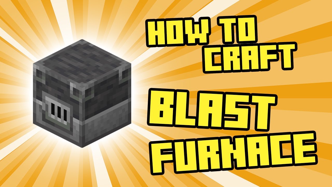 Blast Furnace Craft Recipe | Minecraft Tutorial #shorts