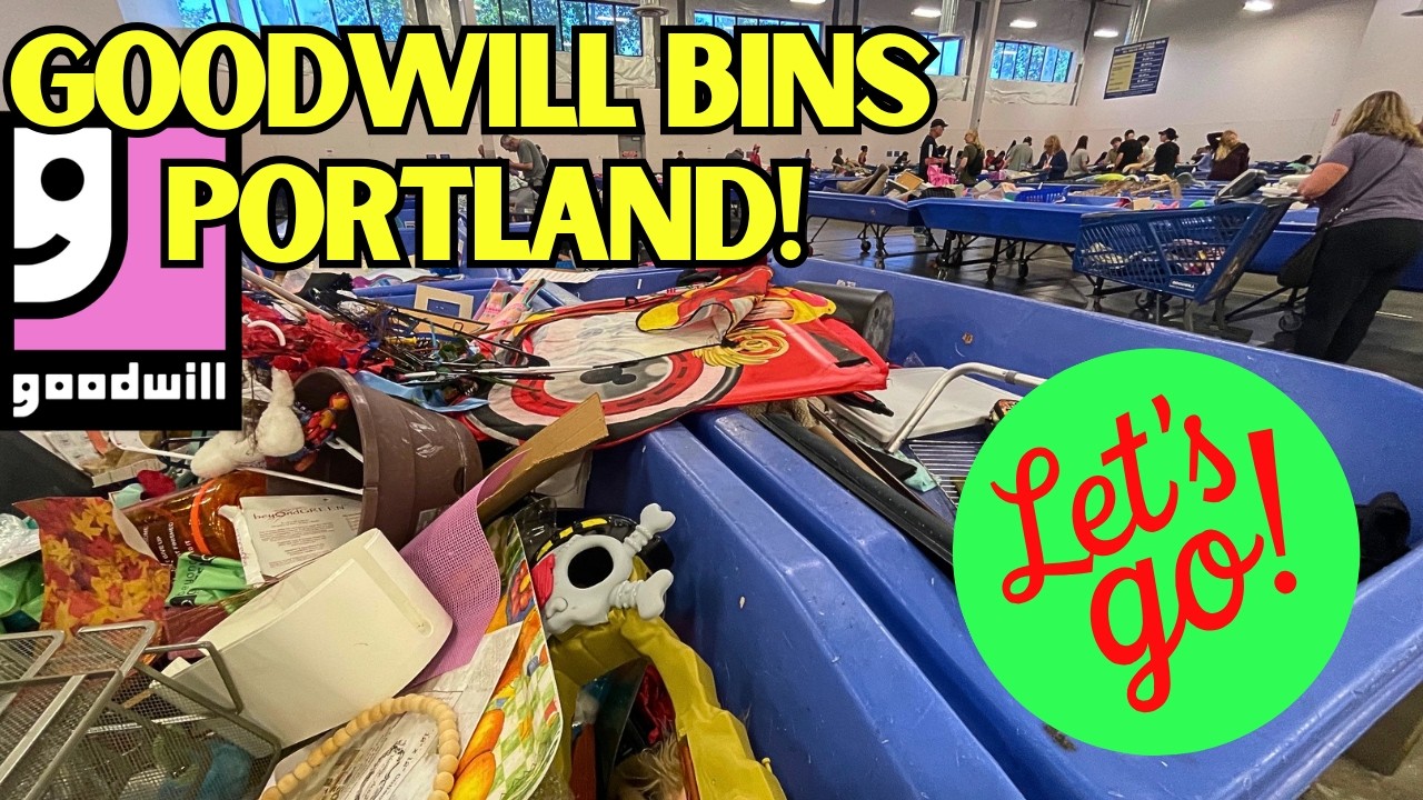 ✨Portland Goodwill OUTLET✨Thrifting Vintage +Breakables +HIGH Profit Clothes! +HAUL