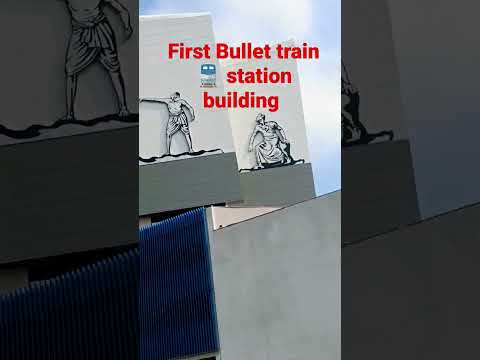 First Bullet train Station Building in Sabarmati Ahmedabad RAVI || OFFICIAL87 ||