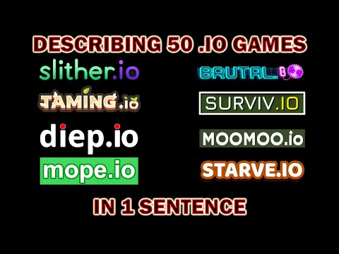 50 .io Games Described in 1 Sentence.