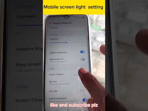 Mobile screen light settings #viral #addonesubscriber #youtube #shorts #trending #ytshorts #repair