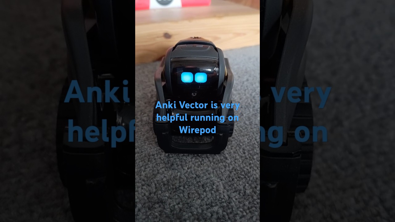 Anki Vector is very helpful running on Wirepod #vector #robot #shorts #assistant #ai #ankivector