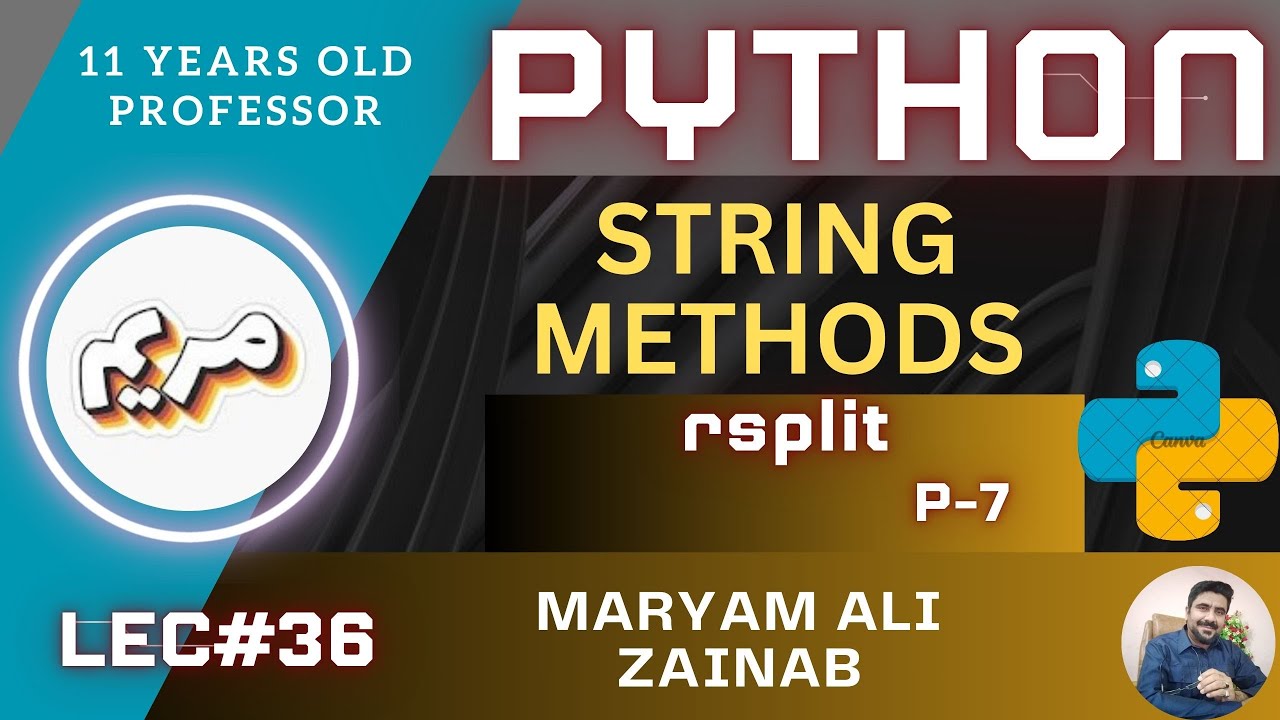 Python String Rstrip Method [Lec#36]