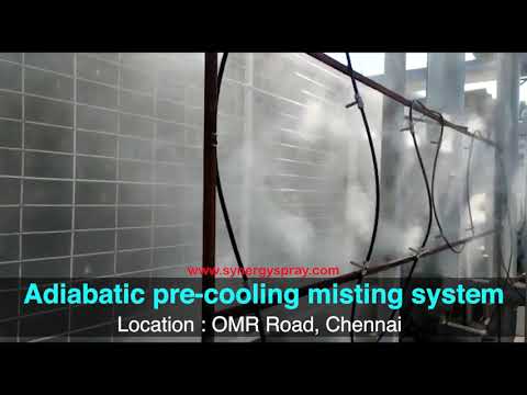 Adiabatic Misting & Pre-Cooliing AC Chillers [ Adiabatic Foggers]