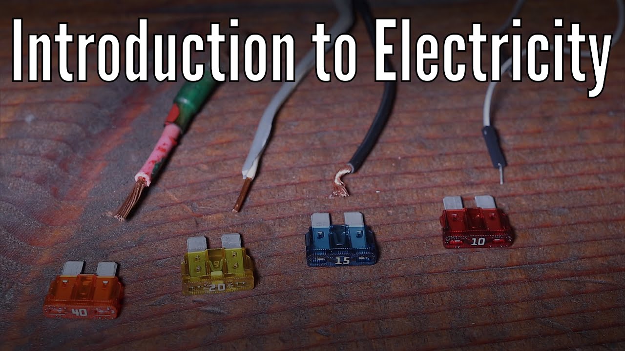 Introduction to Electricity with electrical terms and vocabulary
