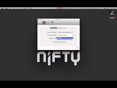 The Nifty MiniDrive - How to move your DropBox folder location to an External Disk