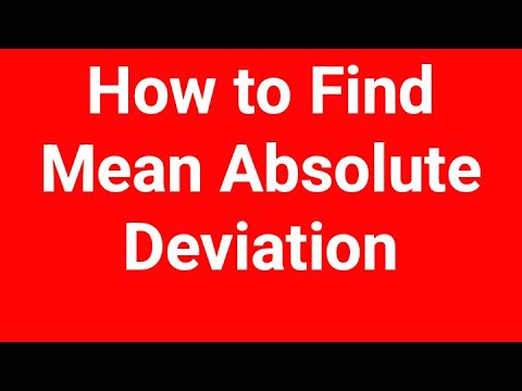 How to Find Mean Absolute Deviation(MAD): Step-by-Step Tutorial