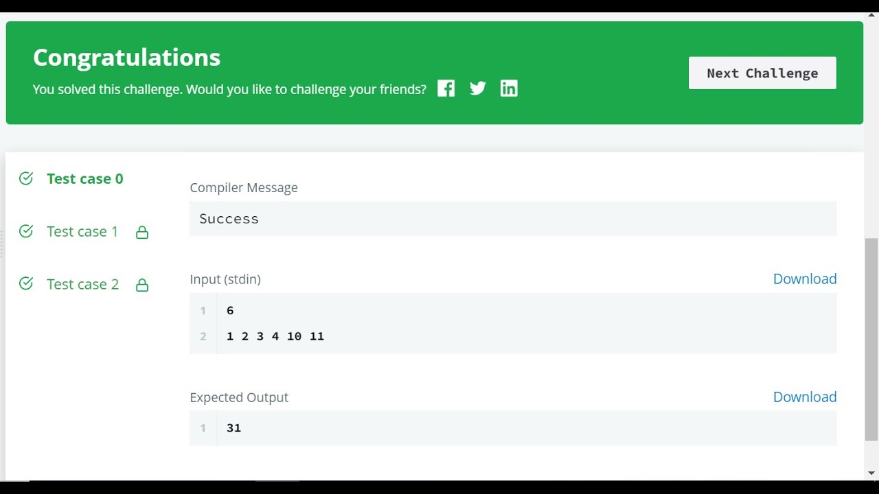 simple array sum hackerrank Solution - java 8| Hackerrank Java | coder vision