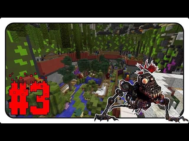 FNAF RUIN in Minecraft | Part 3 | Monty Golf & Mazercise Minecraft Map