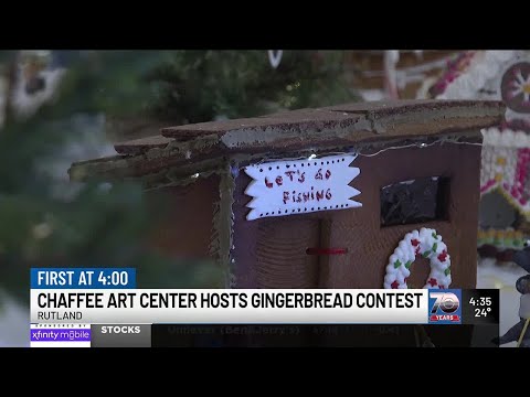 Rutland art center’s annual gingerbread house contest underway