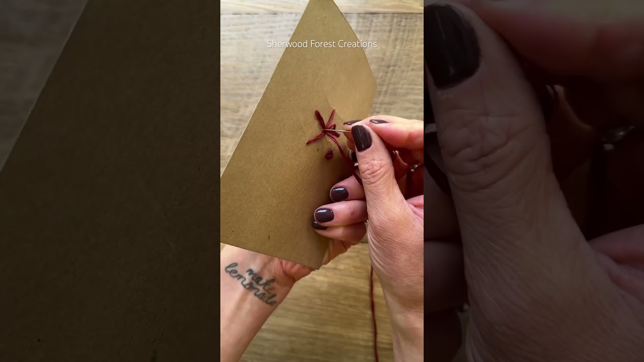 DIY birthday card with embroidery! Happy Birthday @RebelUnicornCrafts 🥰