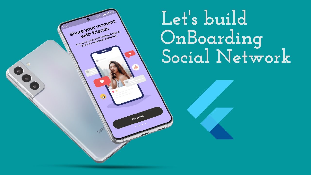 Let's build Onboading social network app with flutter