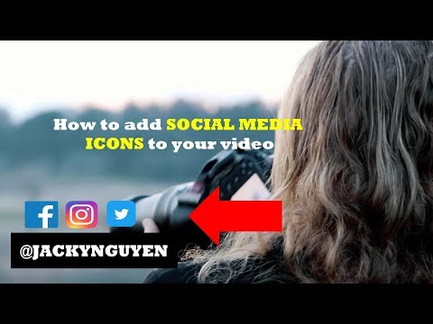How to Add Animated Social Media Icons Into Video