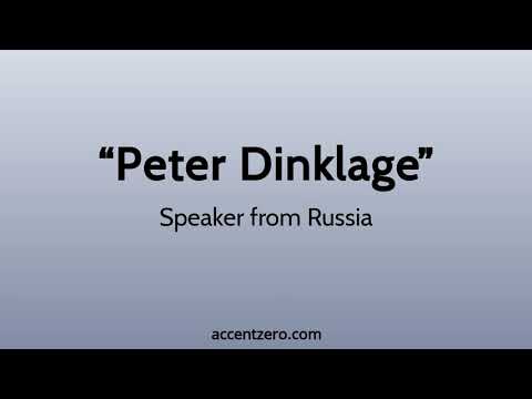 Pronounce "Peter Dinklage" - Russian accent vs. native U.S.