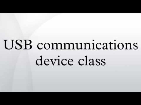 USB communications device class